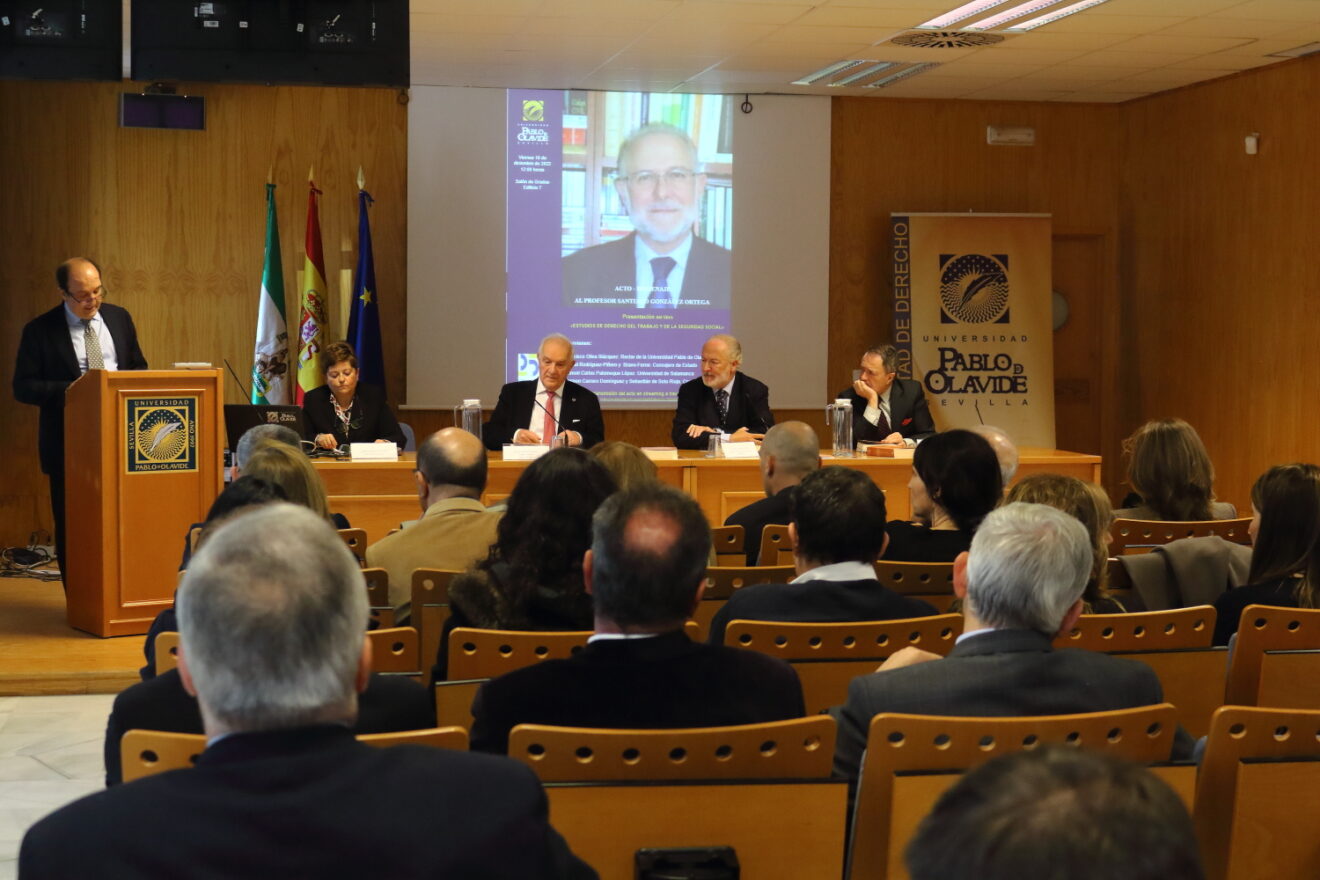 Homenaje al profesor Santiago González Ortega con una monografía sobre Derecho del Trabajo ...